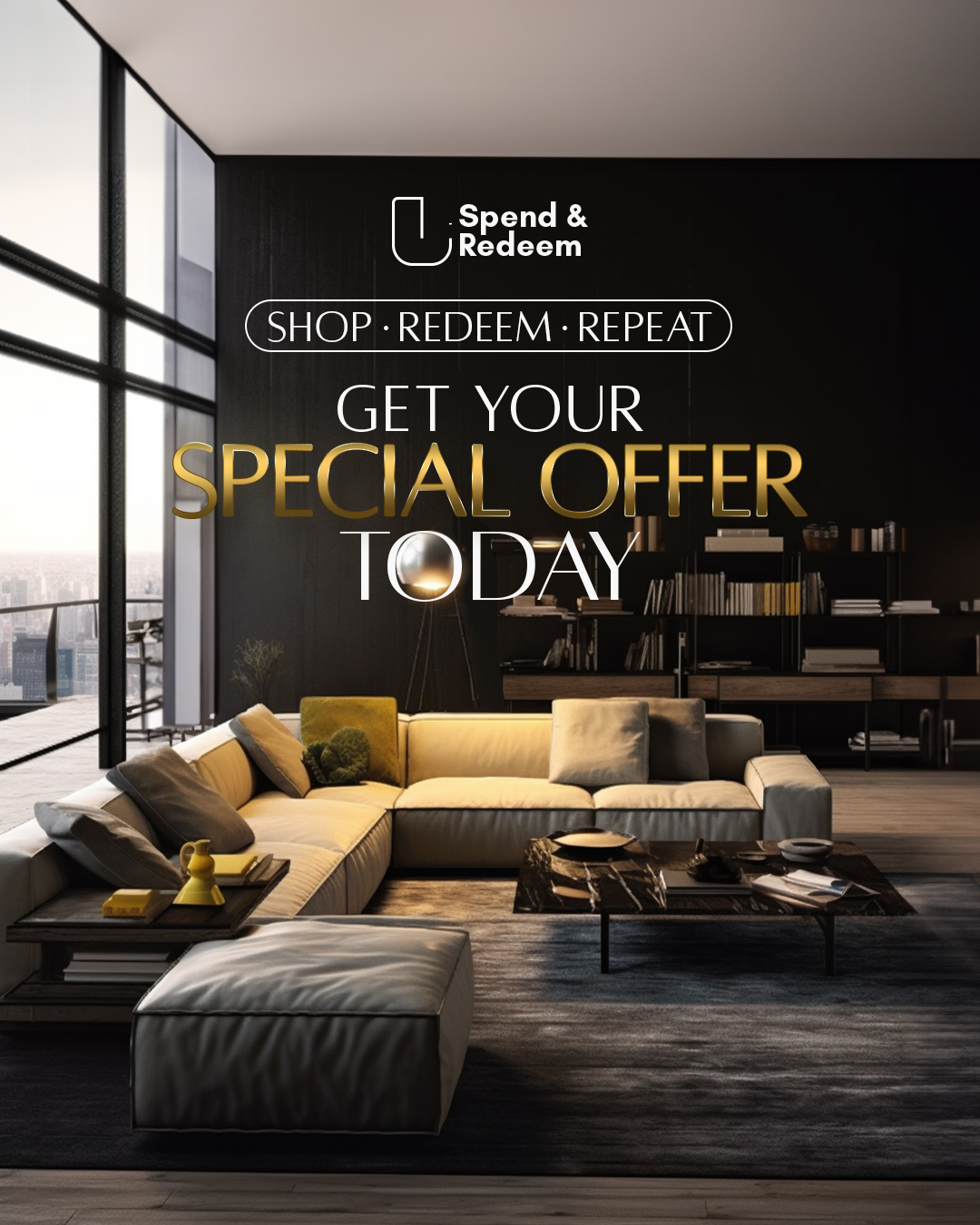 URBANLOFT Spend & Redeem, Cashback 50% Menanti Anda!